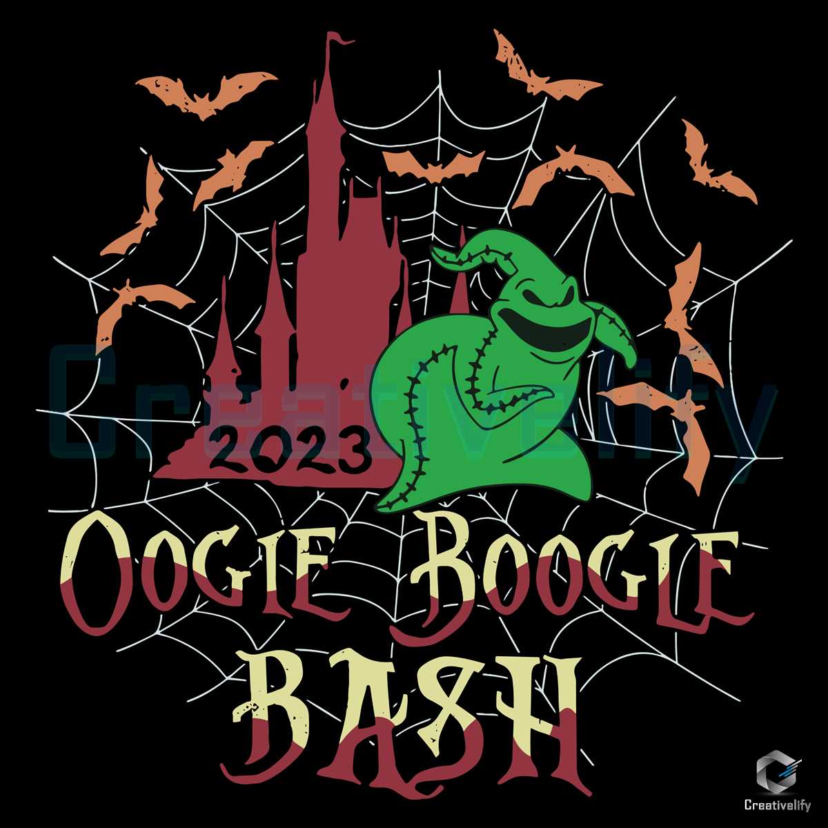 Oogie Boogie Bash 2023 SVG Disney Halloween File Design | Inspire Uplift