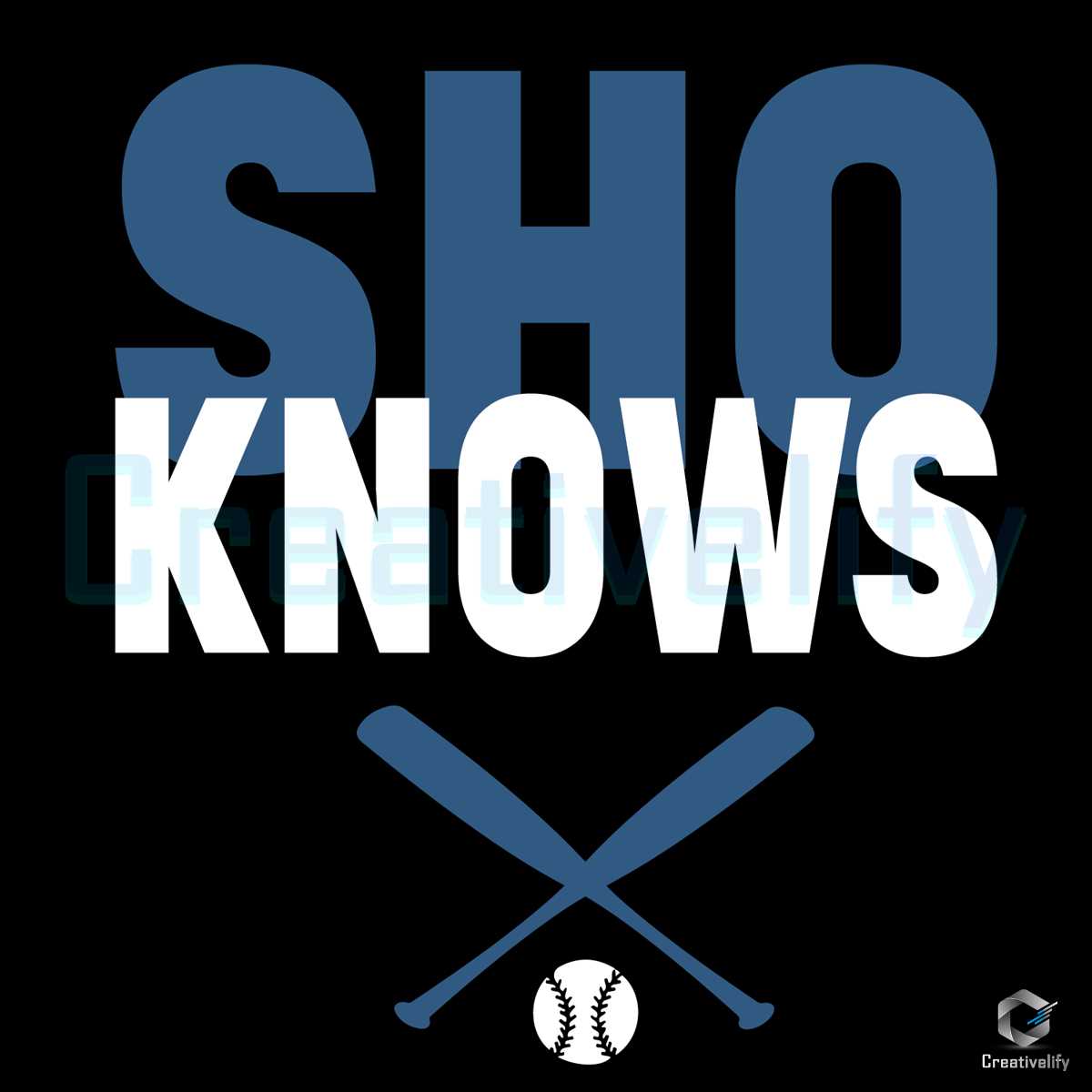Shohei Ohtani Sho Knows MLB SVG LA Dodger File | Inspire Uplift