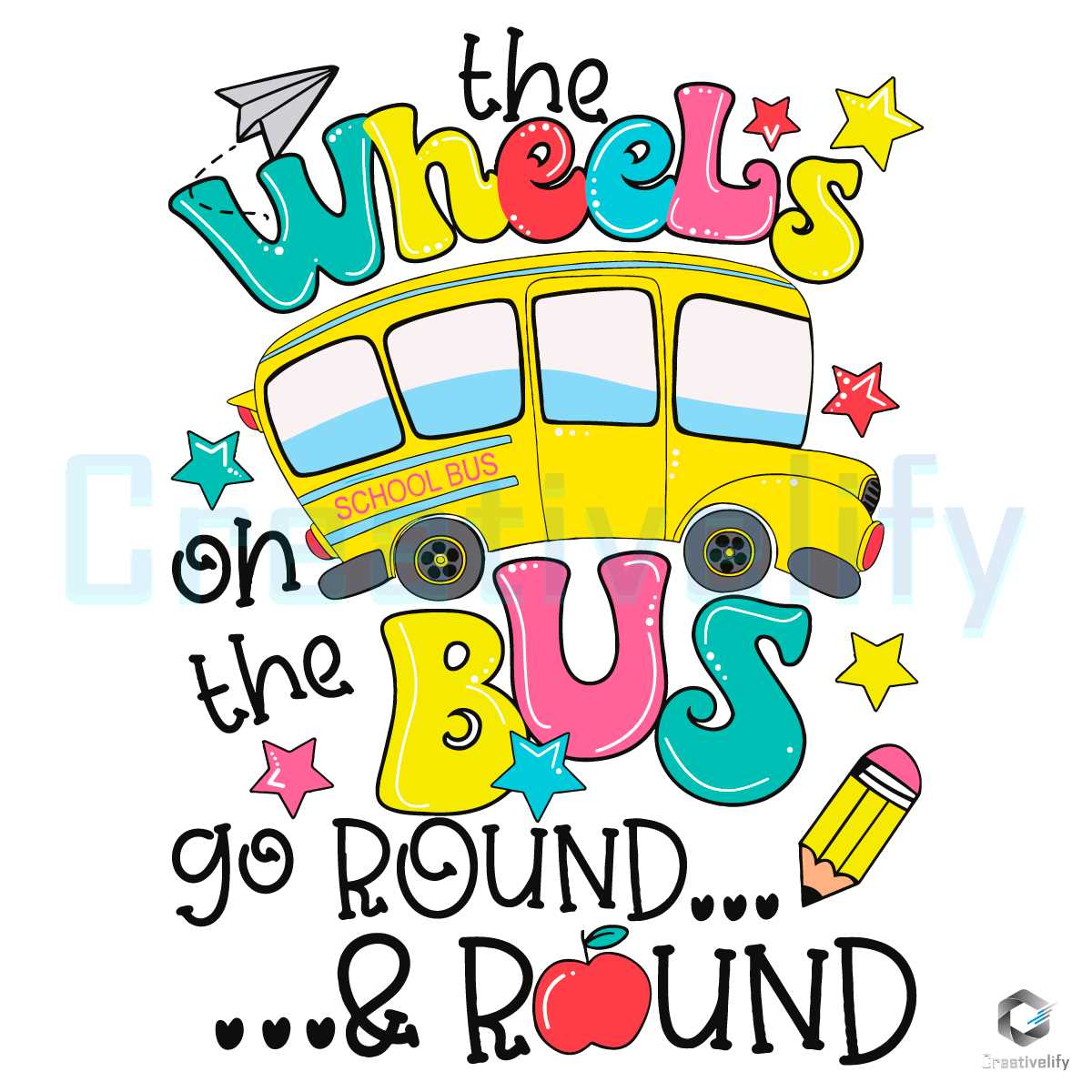 wheels on the bus svg - Inspire Uplift