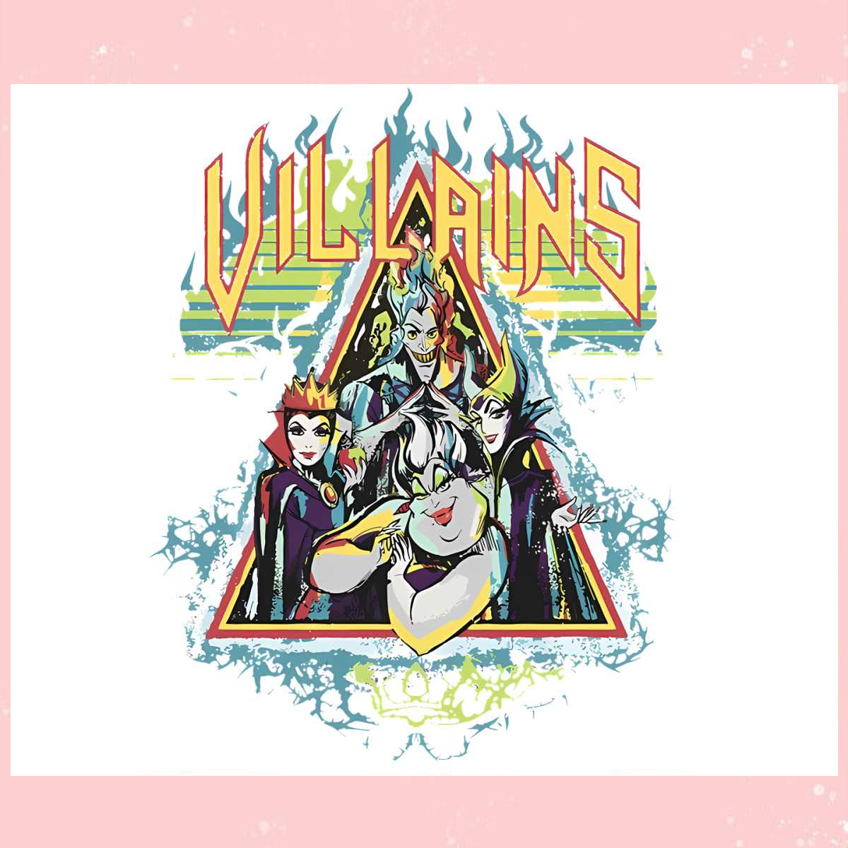 Disney Character Retro 90s Disney Villains PNG Silhouette Fi | Inspire ...