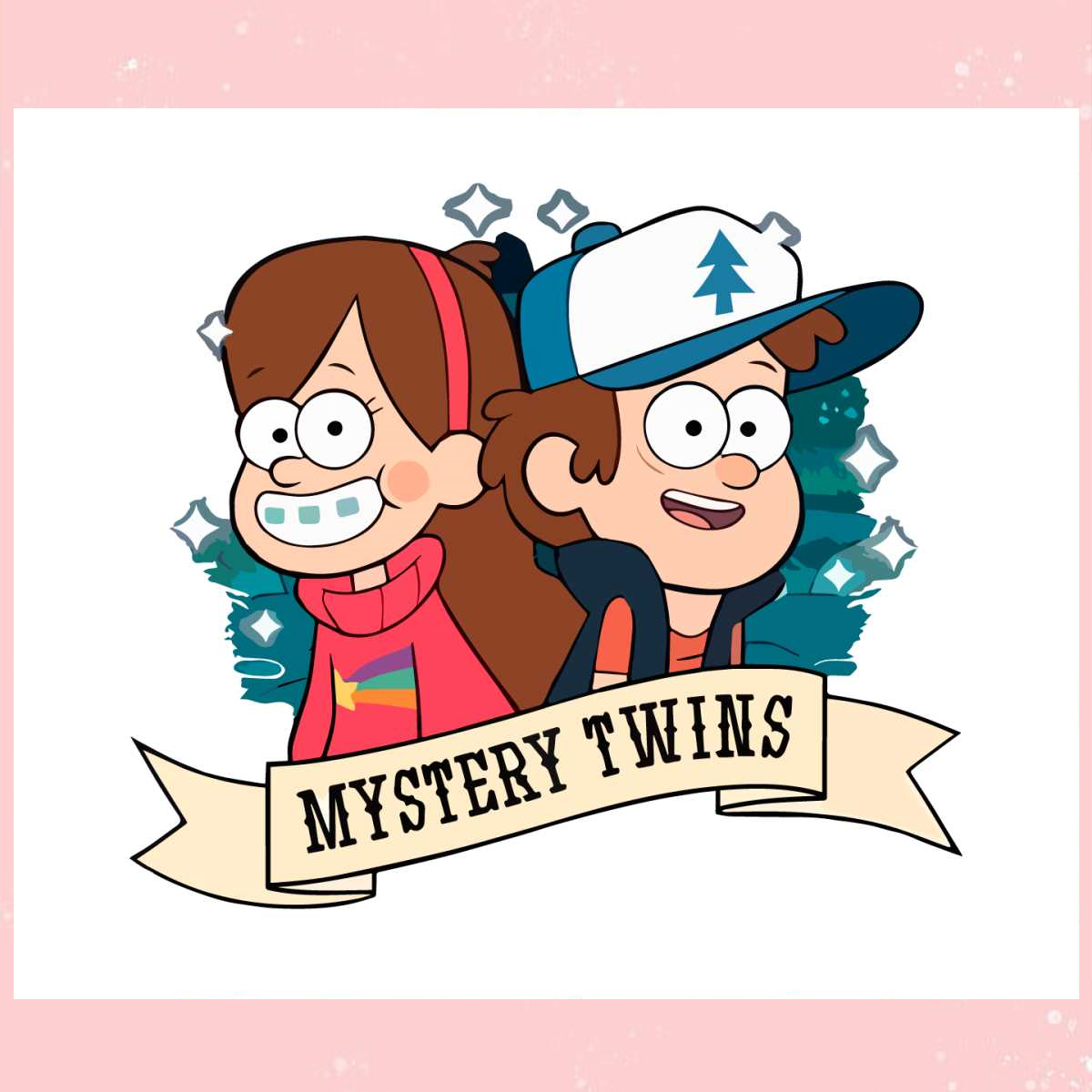 Disney Gravity Falls Mystery Twins Mabel N Dipper PNG File,D | Inspire ...