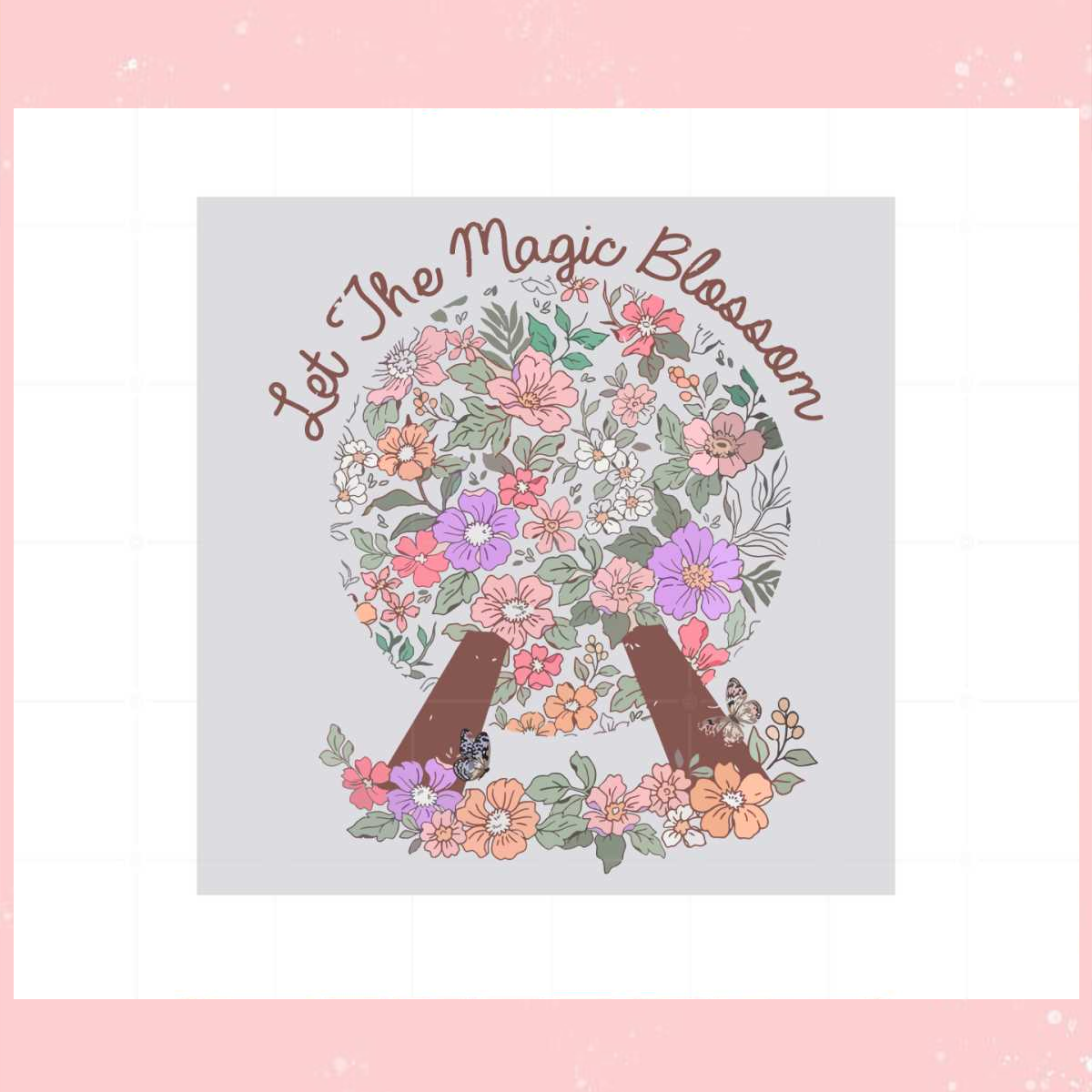 Epcot Flower And Garden Festival Let The Magic Blossom Svg,D | Inspire ...