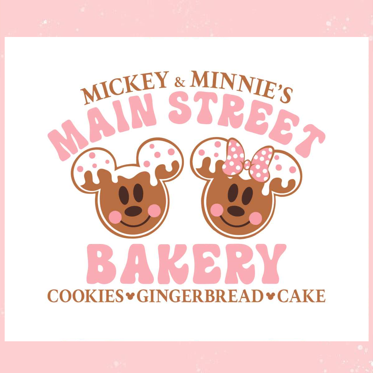 Mickey And Minnie Main Street Bakery Christmas Gingerbread S | Inspire ...