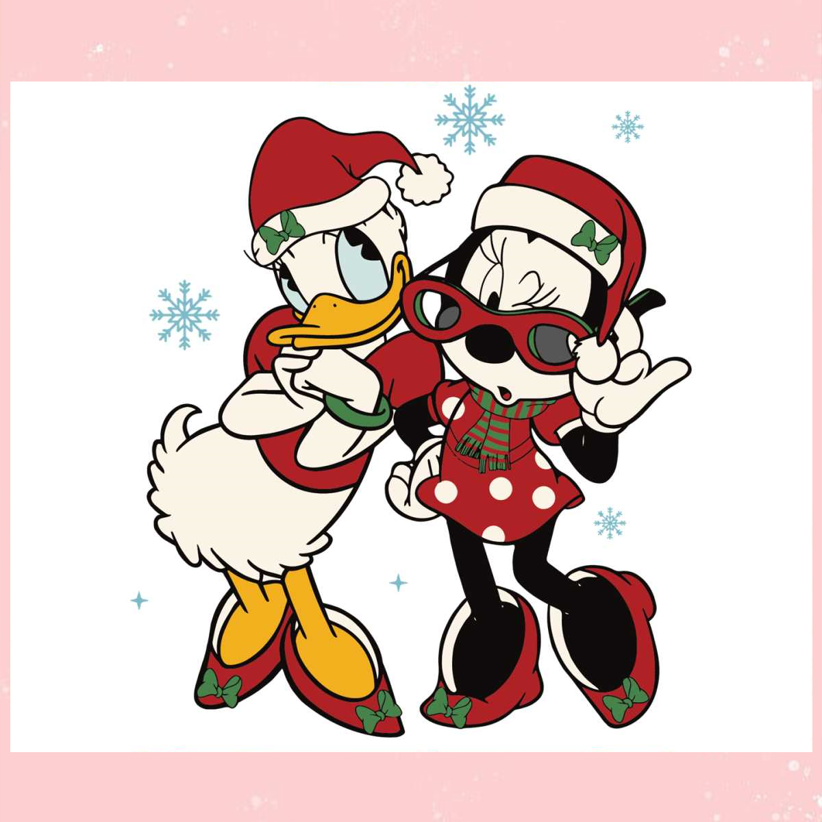 Minnie And Daisy Christmas SVG,Disney svg, Mickey mouse,Prin | Inspire ...
