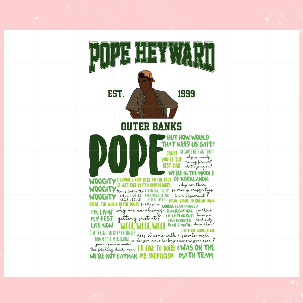 Pope Heyward Outer Bank Quote SVG Graphic Designs Files,Disn | Inspire ...