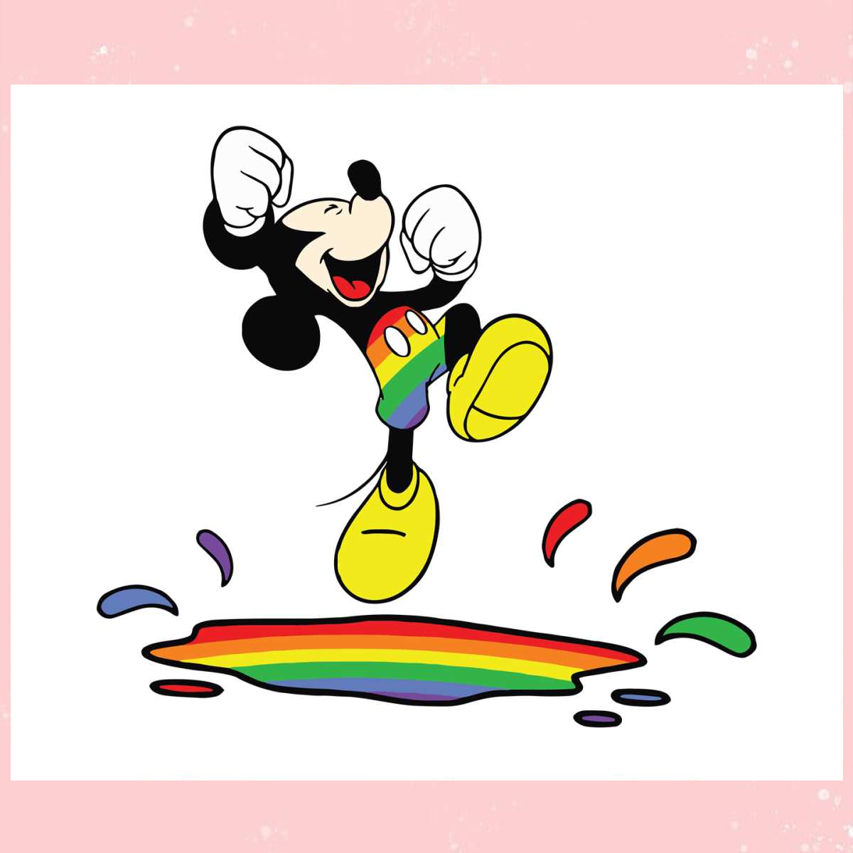 Pride Mickey Mouse SVG Disney LGBT Mickey SVG Cricut File,Di | Inspire ...