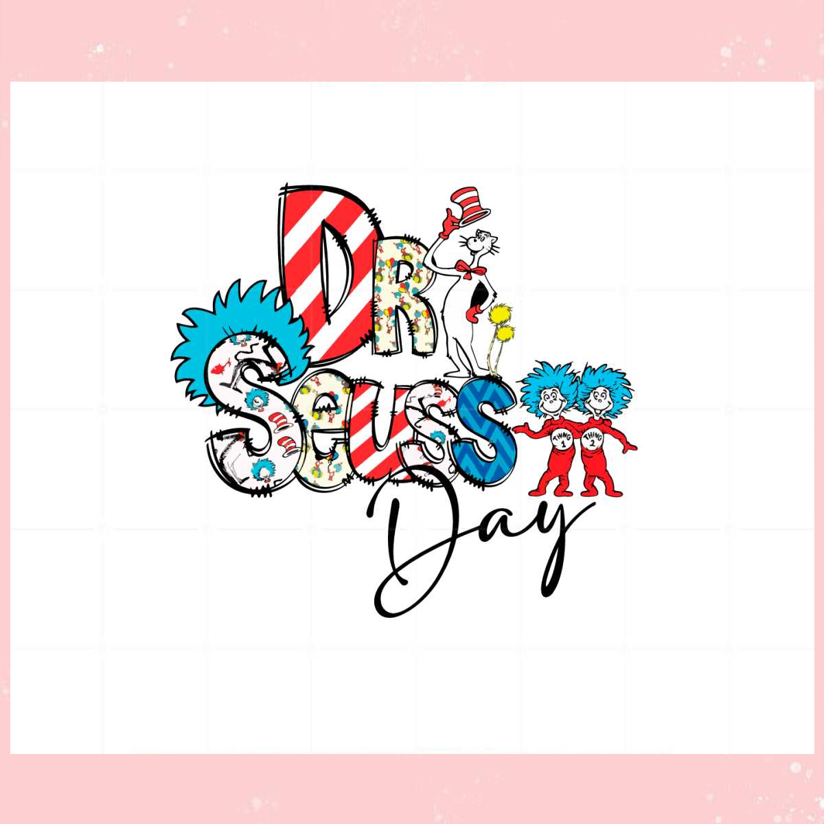Read Across America day Happy Dr Seuss Day SVG Cutting Files - Inspire ...