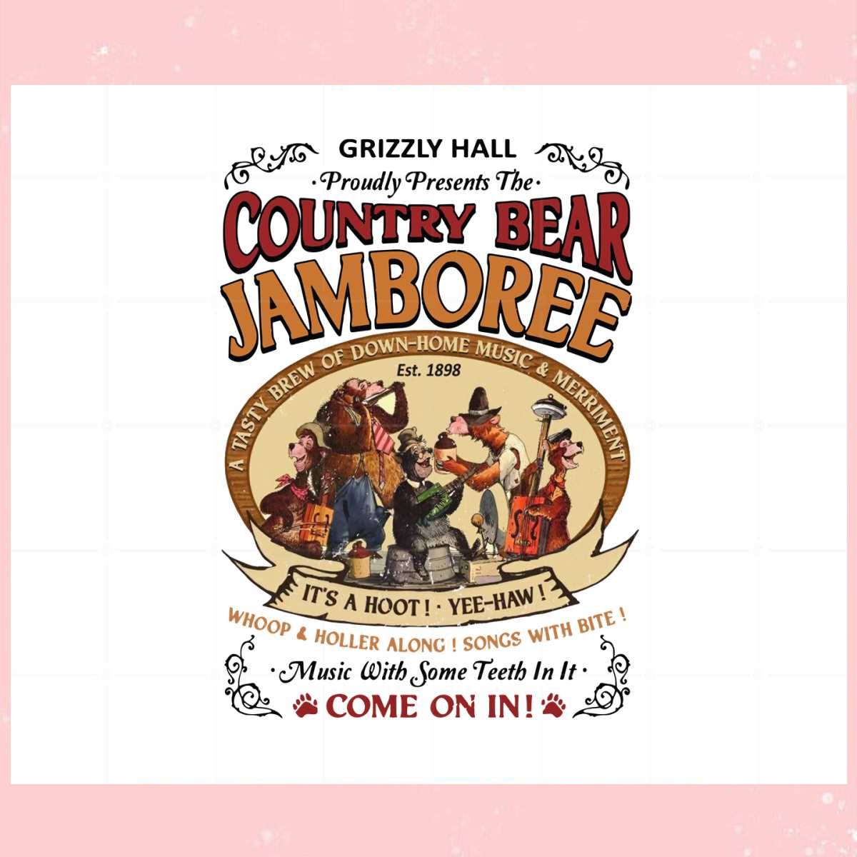 Retro Country Bear Jamboree Grizzly Hall Country Bear Jambor | Inspire ...