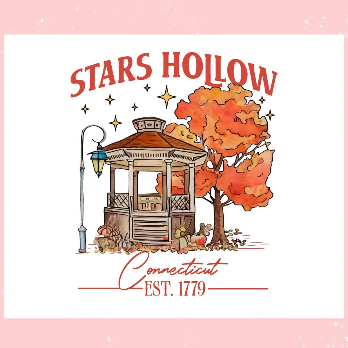Stars Hollow Connecticut Est 1779 PNG Sublimation Design,Dis | Inspire ...