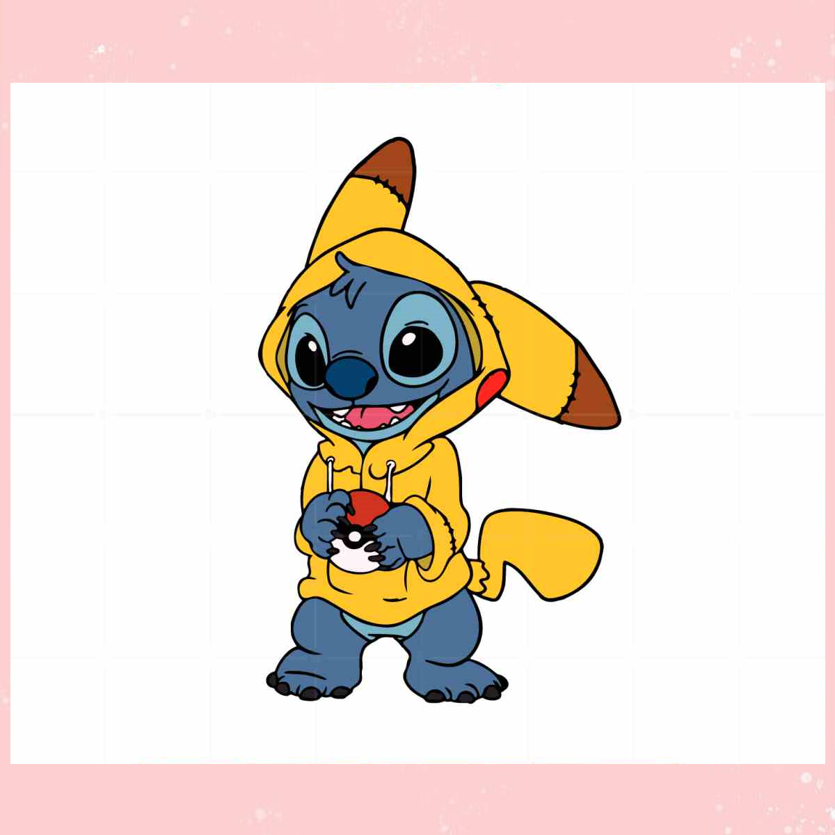 Stitch Pikachu Movie Character SVG Files for Cricut Sublimat | Inspire ...