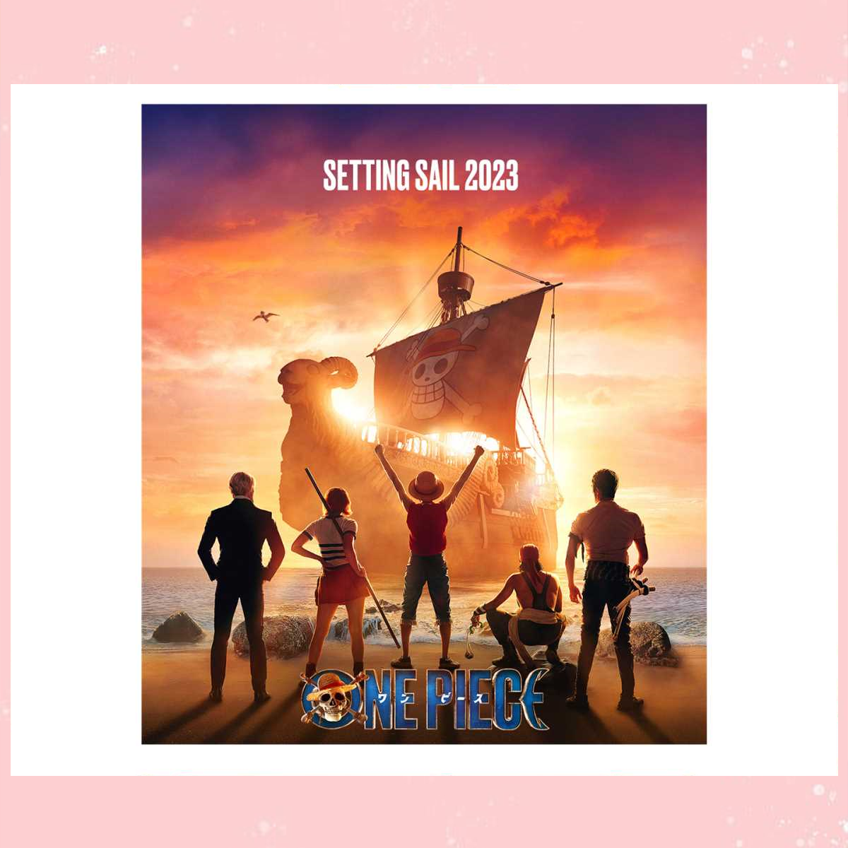 Vintage One Piece Setting Sail In 2023 PNG Download,Disney s | Inspire ...