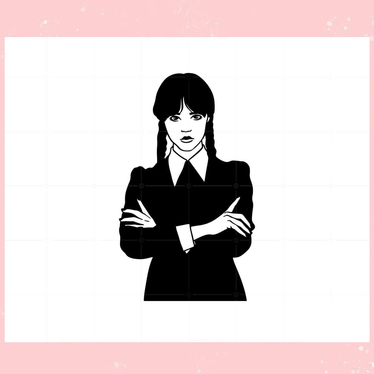 Wednesday Addams The Wednesday Family Movie Svg Cutting File | Inspire ...