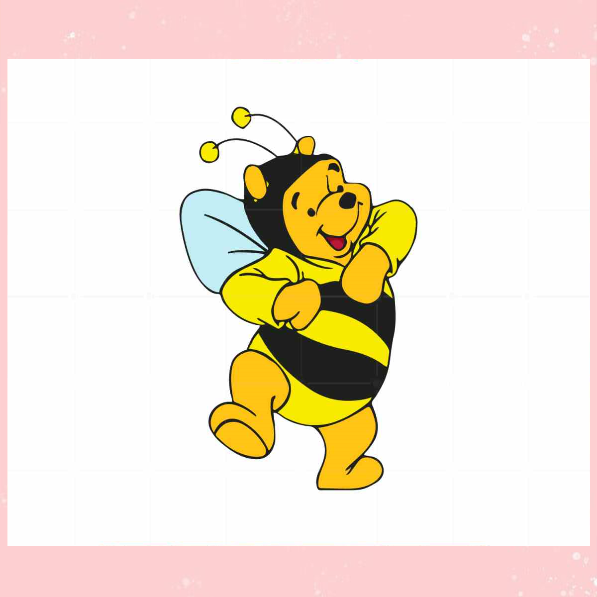 Winnie The Pooh Bee Disney Character SVG Files,Disney svg, M | Inspire ...