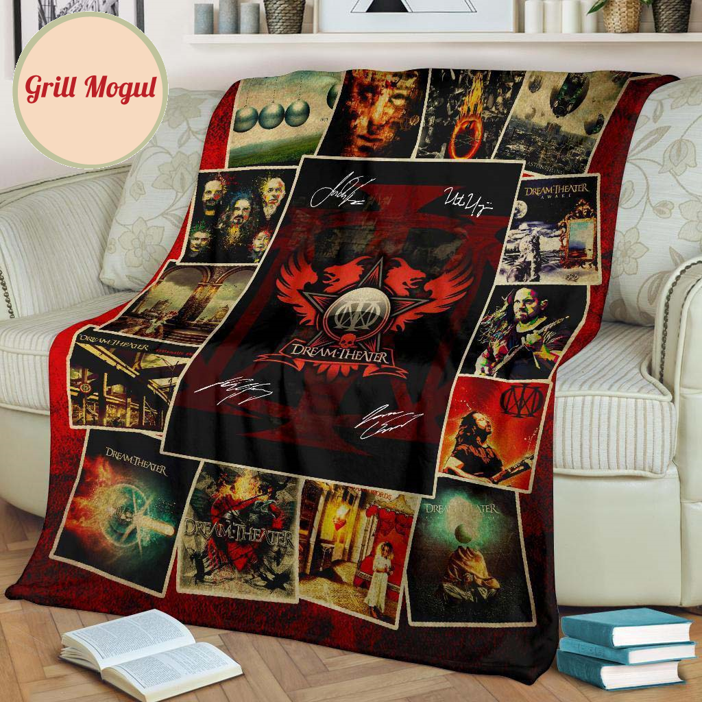 Dream Theater Fleece Blanket Rock Band Fan Gift Idea | Inspire Uplift