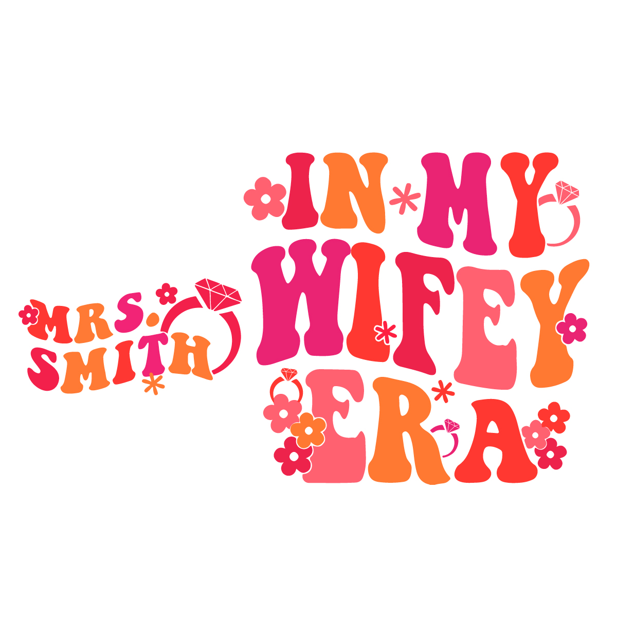 Mrs Smith SVG PNG Digital Download | Inspire Uplift