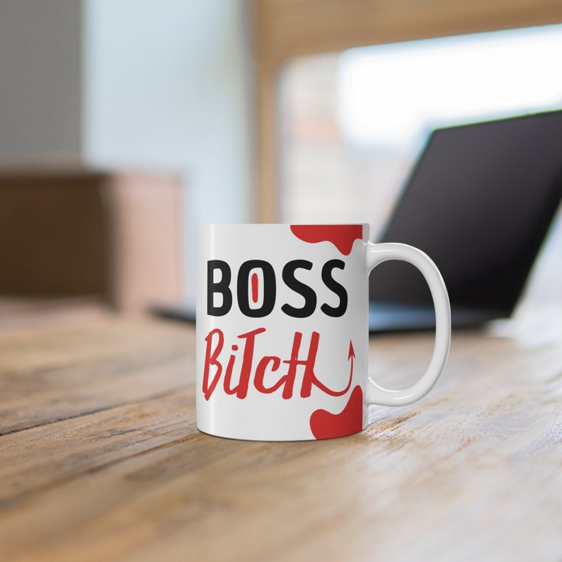BossBjtch Mug | Hazbin Hotel Inspired Alastor Mug | Helluva - Inspire ...