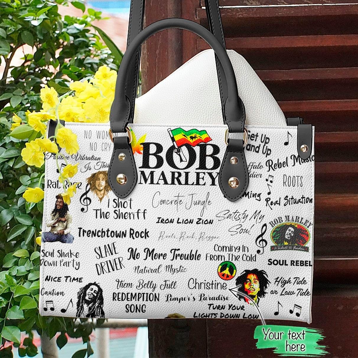 Bob Marley Leather Handbag - Inspire Uplift