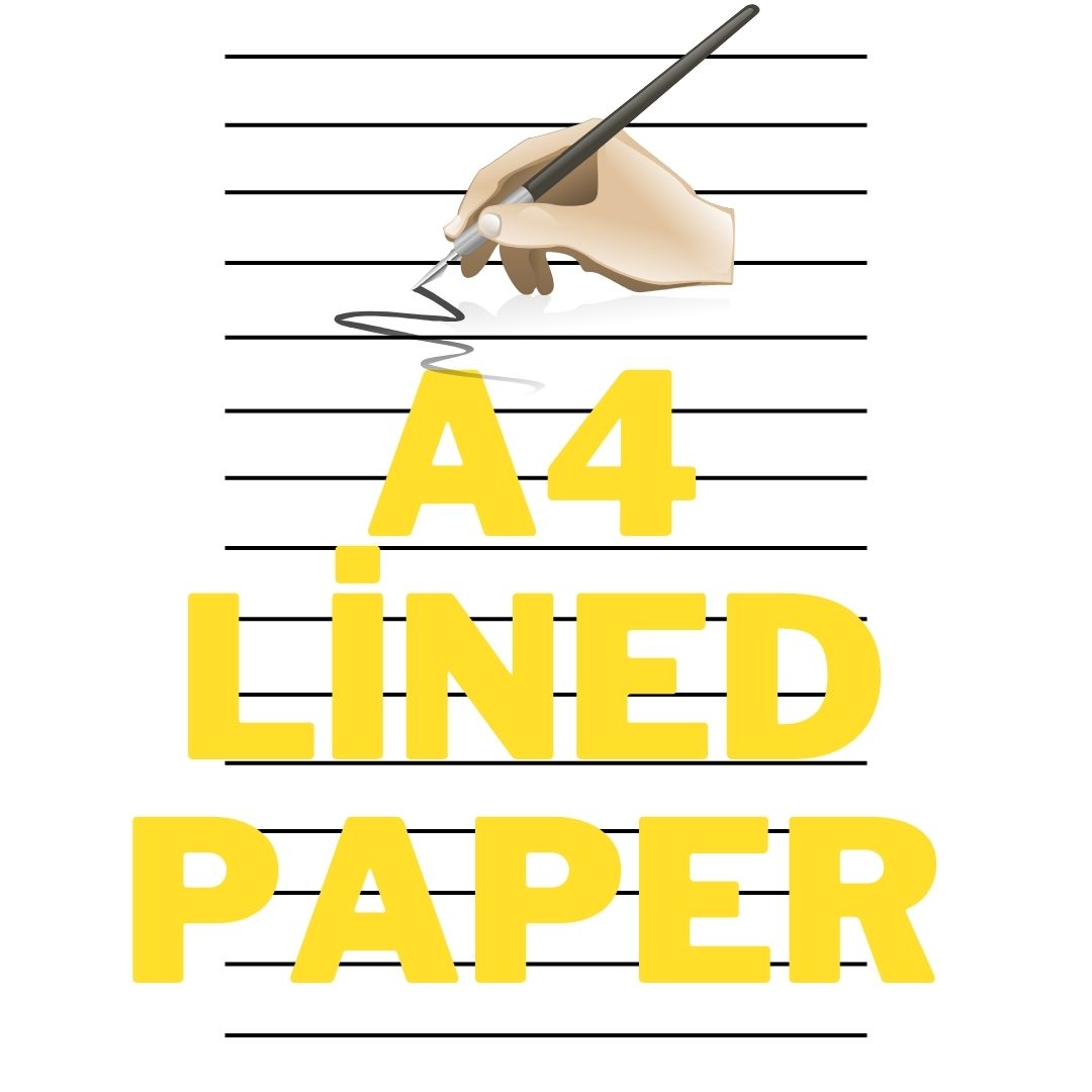 A4 Lined / Printable A4 Lined Paper / Lined Paper PDF / Prin | Inspire ...
