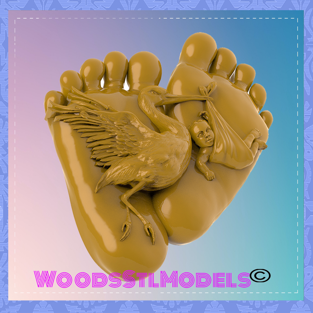 3d Model Stl File For Cnc Router Laser And 3d Printer Stork Ca Inspire