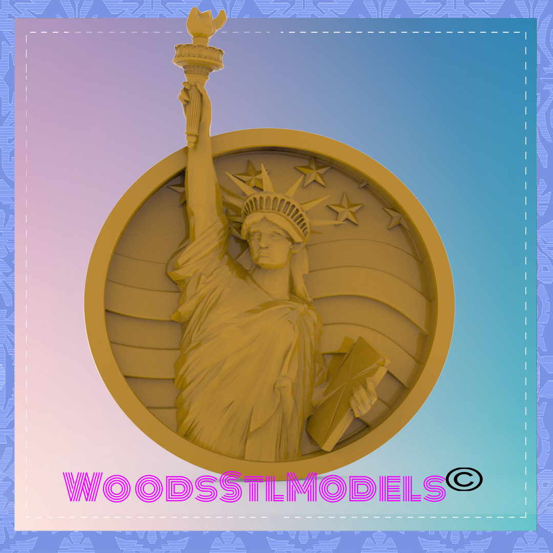 3D Model STL File for CNC Router Laser & 3D Printer Statue o | Inspire ...