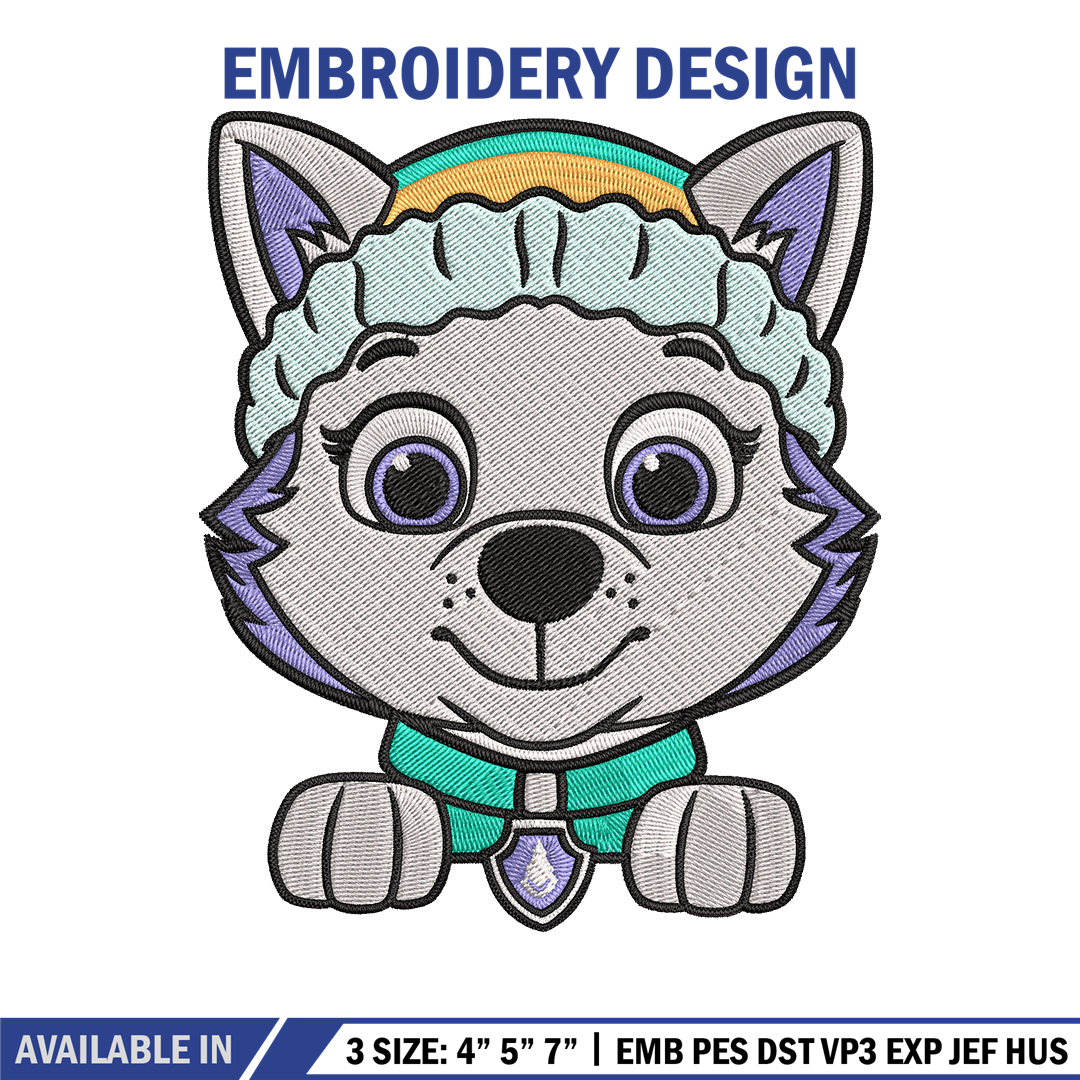 Everest Dog Embroidery Design, Paw Patrol Embroidery, Embroi | Inspire ...