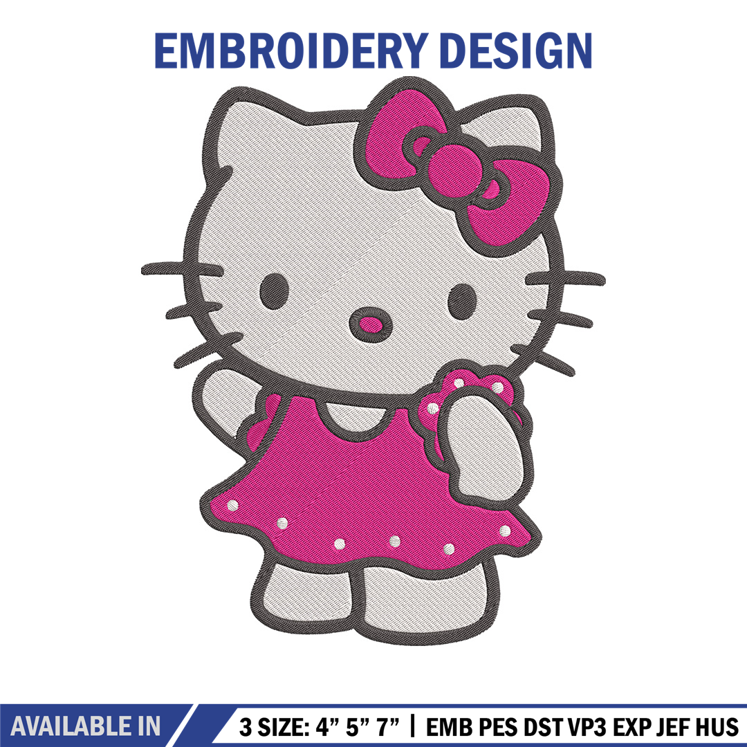 Hello kitty Embroidery Design, Hello kitty Embroidery, Embro | Inspire ...