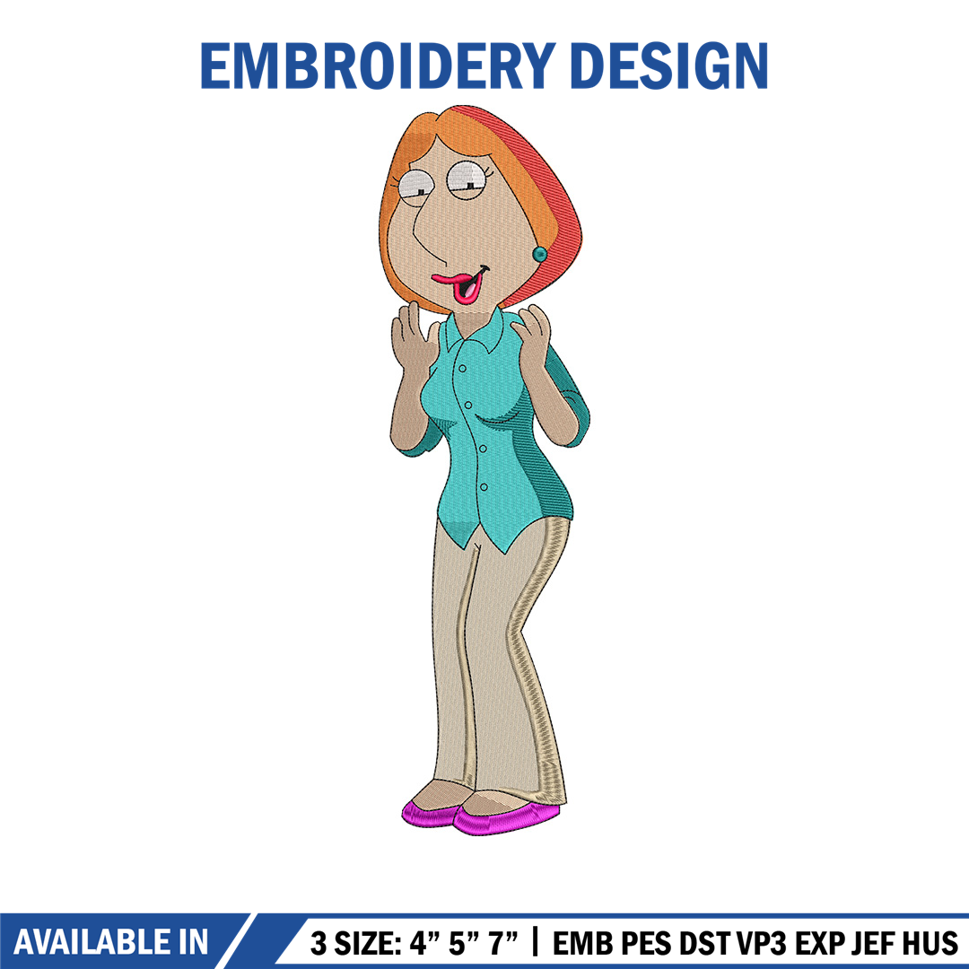 Lois Griffin embroidery design, Family guy embroidery, Embro | Inspire ...