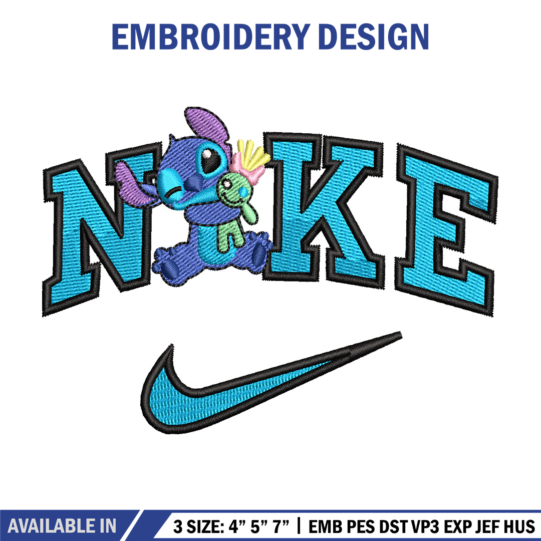 Nike stitch cute embroidery design, Stitch embroidery, Nike | Inspire ...