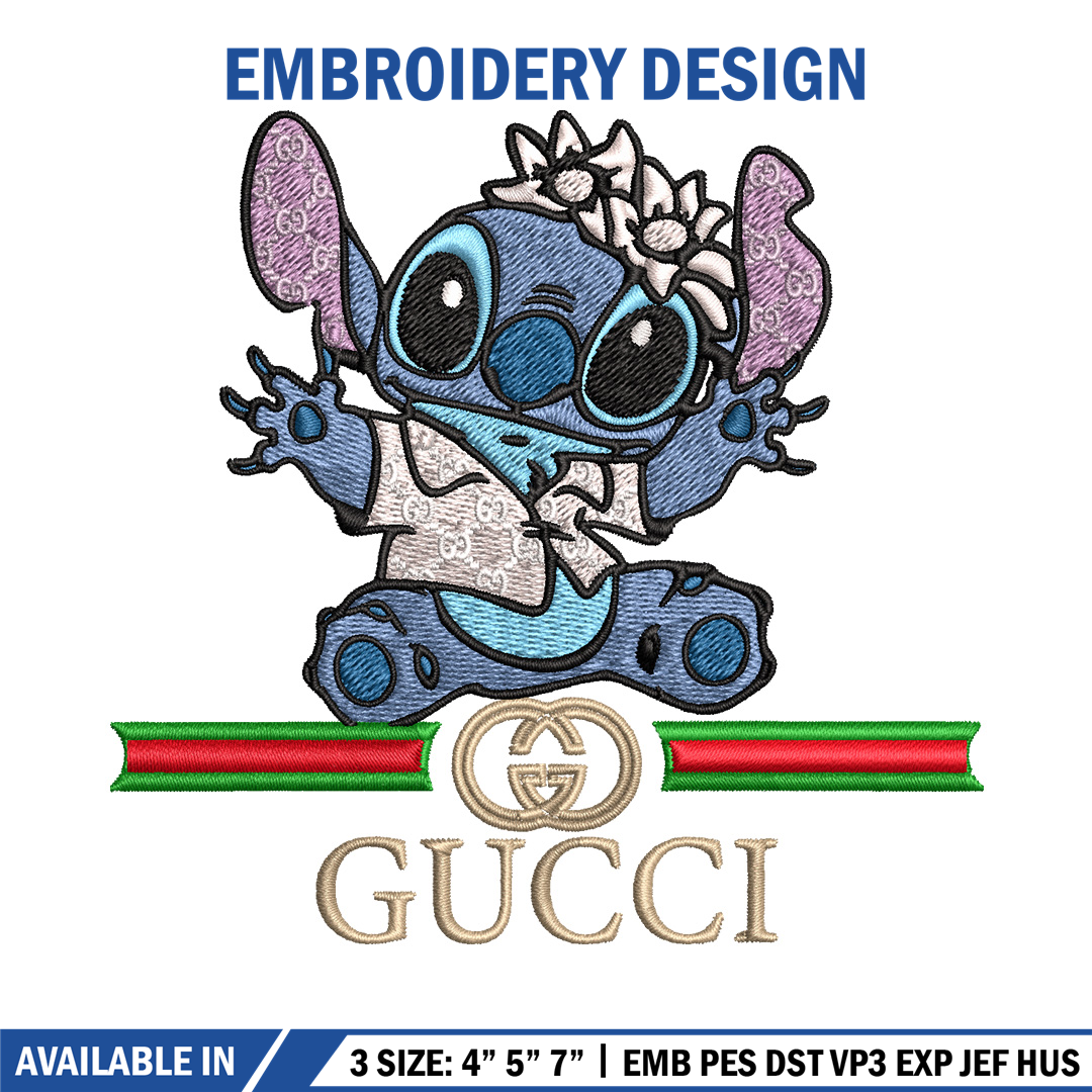 Stitch baby gucci Embroidery Design, Gucci Embroidery, Embro | Inspire ...
