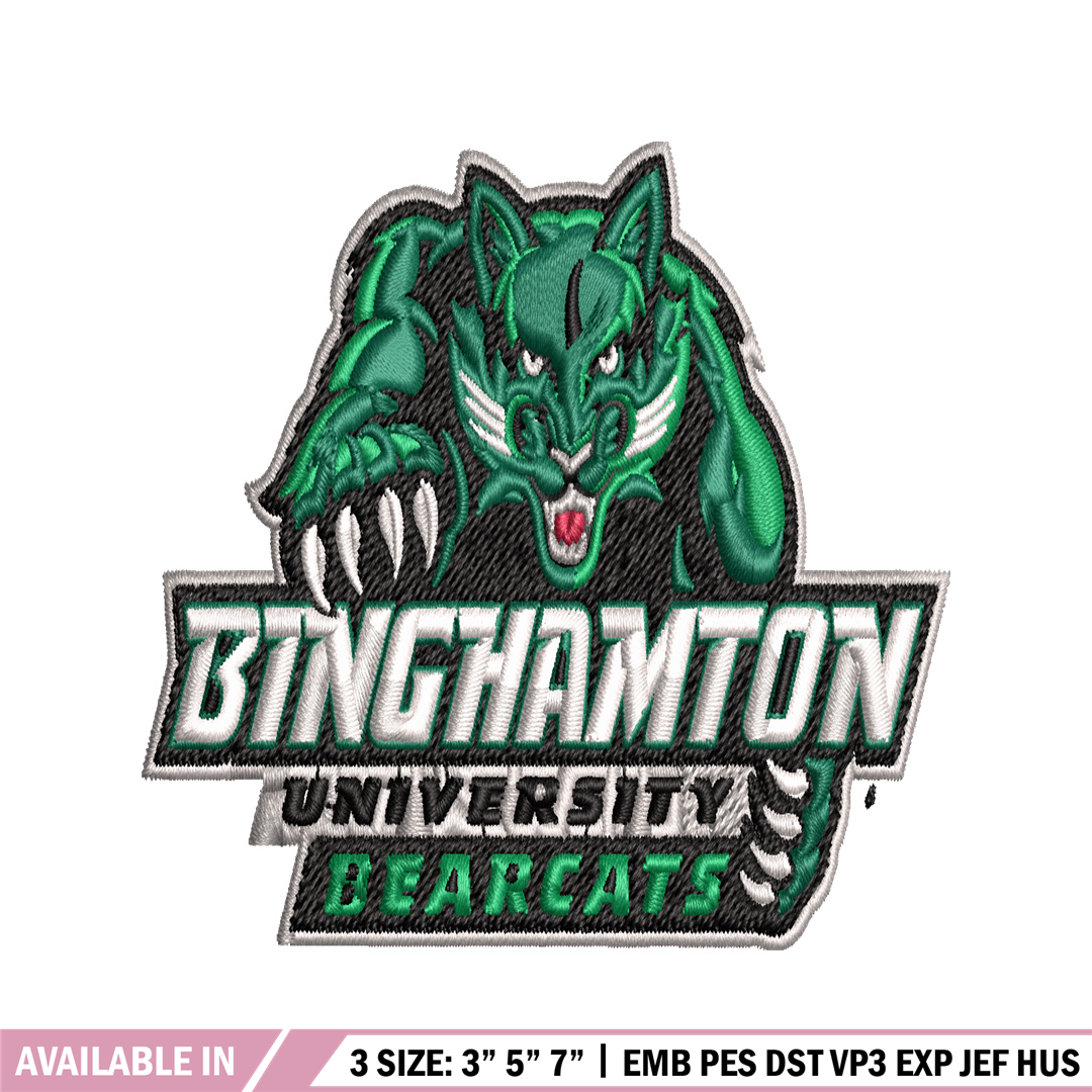 Binghamton Bearcats embroidery design, Binghamton Bearcats e | Inspire ...