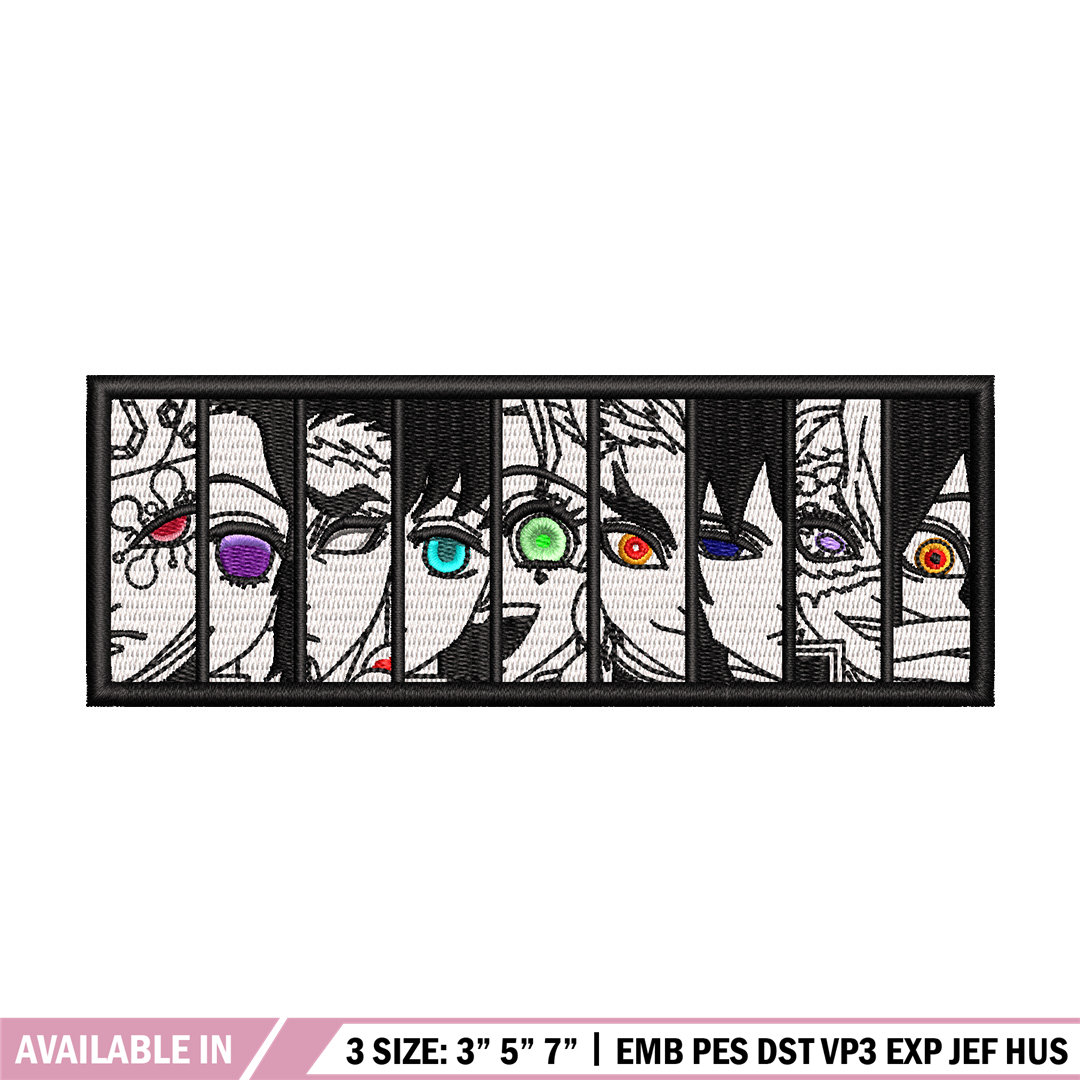 Hashira embroidery design, Demon slayer embroidery, Anime de - Inspire ...