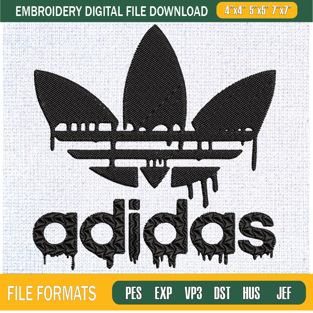Adidas Logo Embroidery Designs, Adidas Logo Machine Embroide | Inspire ...