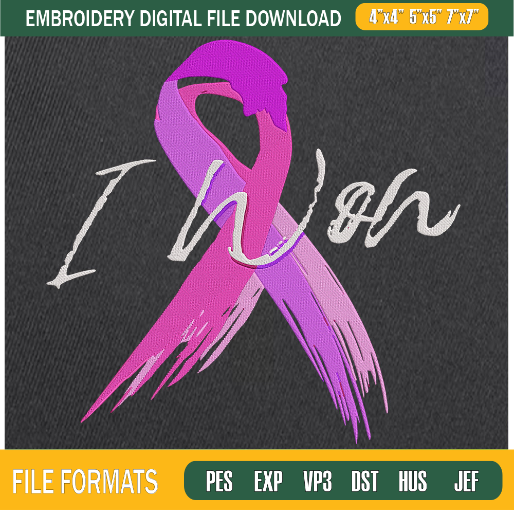 I Wish Embroidery Designs, Cancer Machine Embroidery Design, | Inspire ...