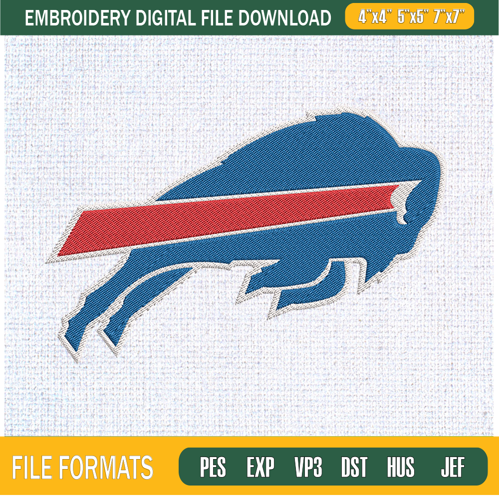 Logo Buffalo Embroidery Designs, Buffalo Bills Machine Embro - Inspire ...