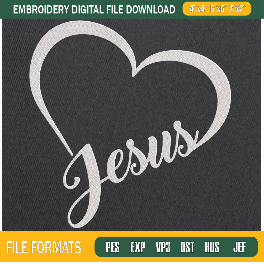 Love Jesus Embroidery Designs, God Machine Embroidery Design | Inspire ...