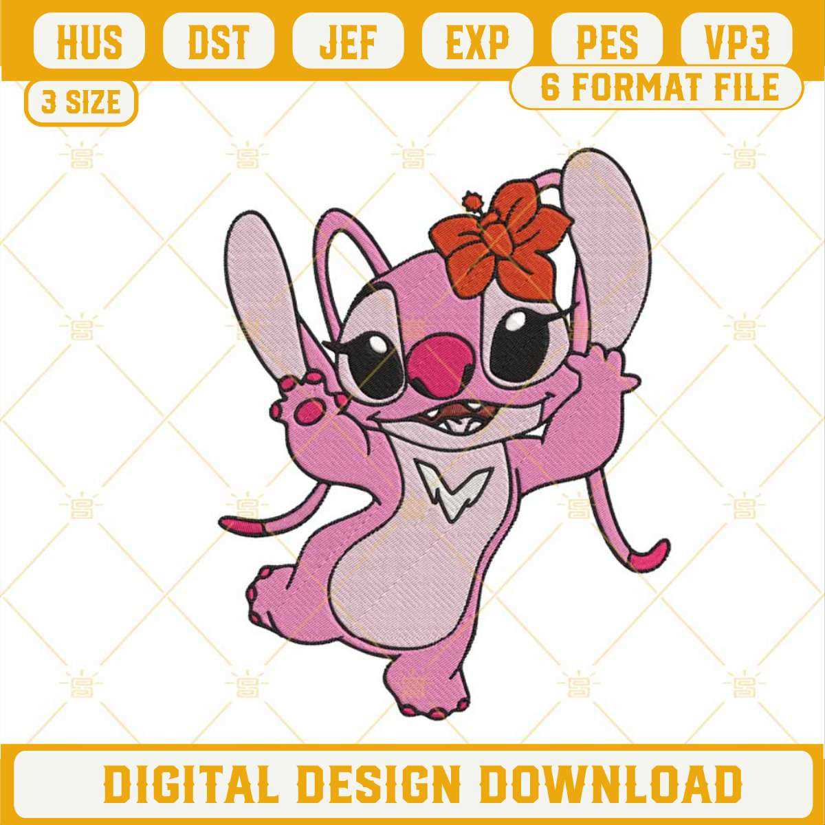 Angel Stitch Machine Embroidery Design, Disney Lilo And Stit - Inspire ...