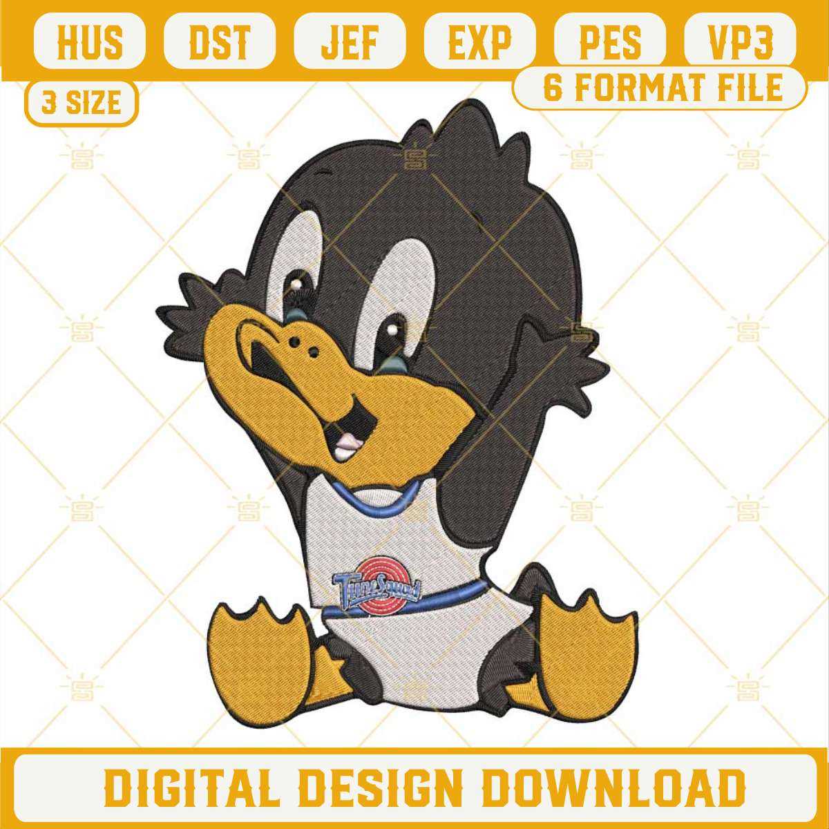 Baby Daffy Space Jam Embroidery Designs, Baby Looney Tunes E | Inspire ...
