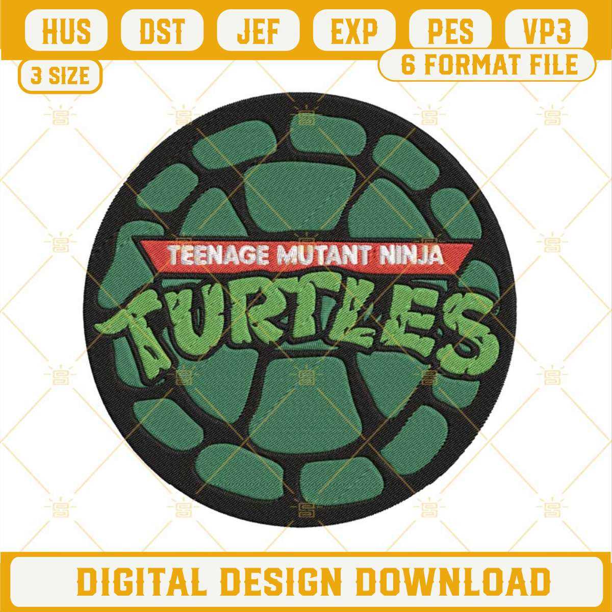 Ninja Turtles Embroidery | Inspire Uplift