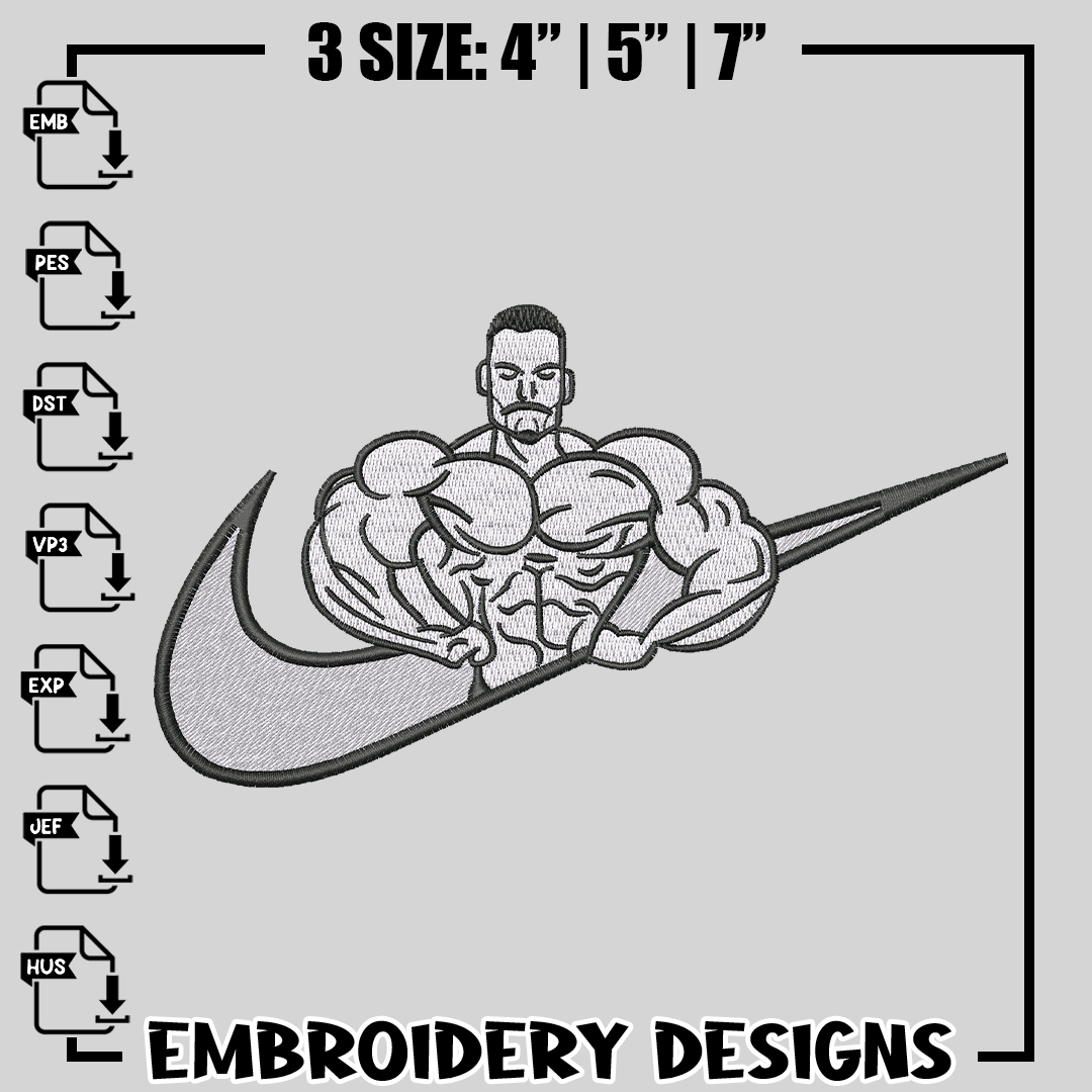 Chris Bumsted nike embroidery design, Chris Bumsted embroide | Inspire ...