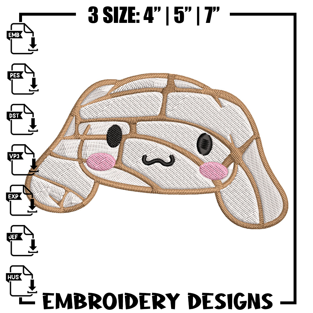 Cinnamoroll Mummy Embroidery Design, Cinnamoroll cartoon Emb | Inspire ...
