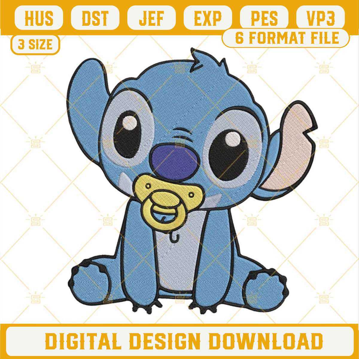 Baby Stitch Embroidery Designs, Cute Disney Stitch Embroider | Inspire ...