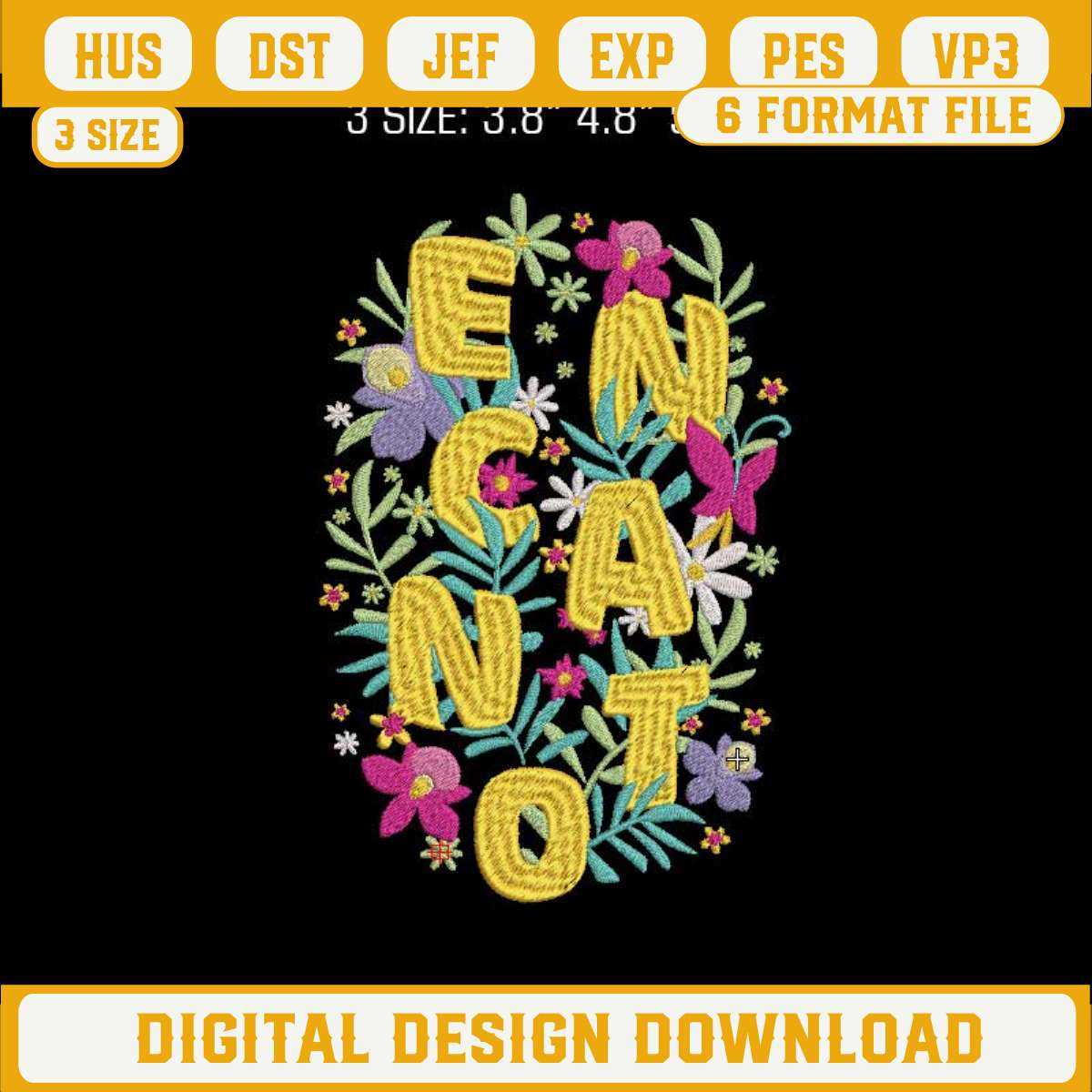 Encanto Embroidery Designs, Disney Encanto Embroidery Design | Inspire ...