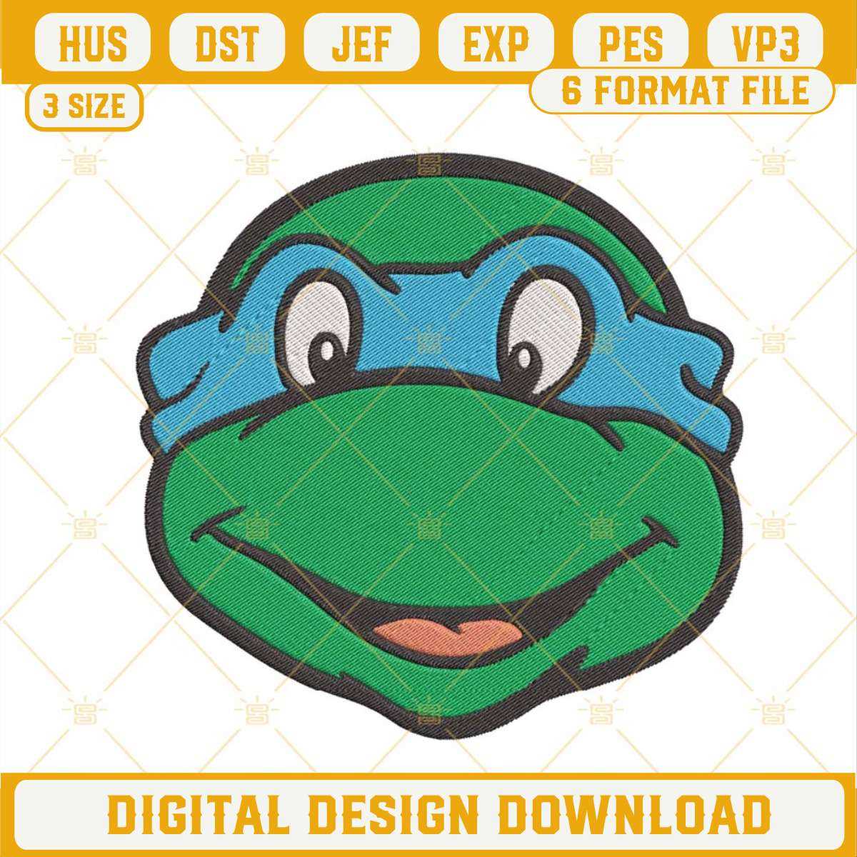 Ninja Turtles Embroidery Design, Heroes Comics Embroidery Fi | Inspire ...