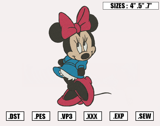Minnie Mouse Embroidery Designs, Disney Embroidery Design Fi | Inspire ...