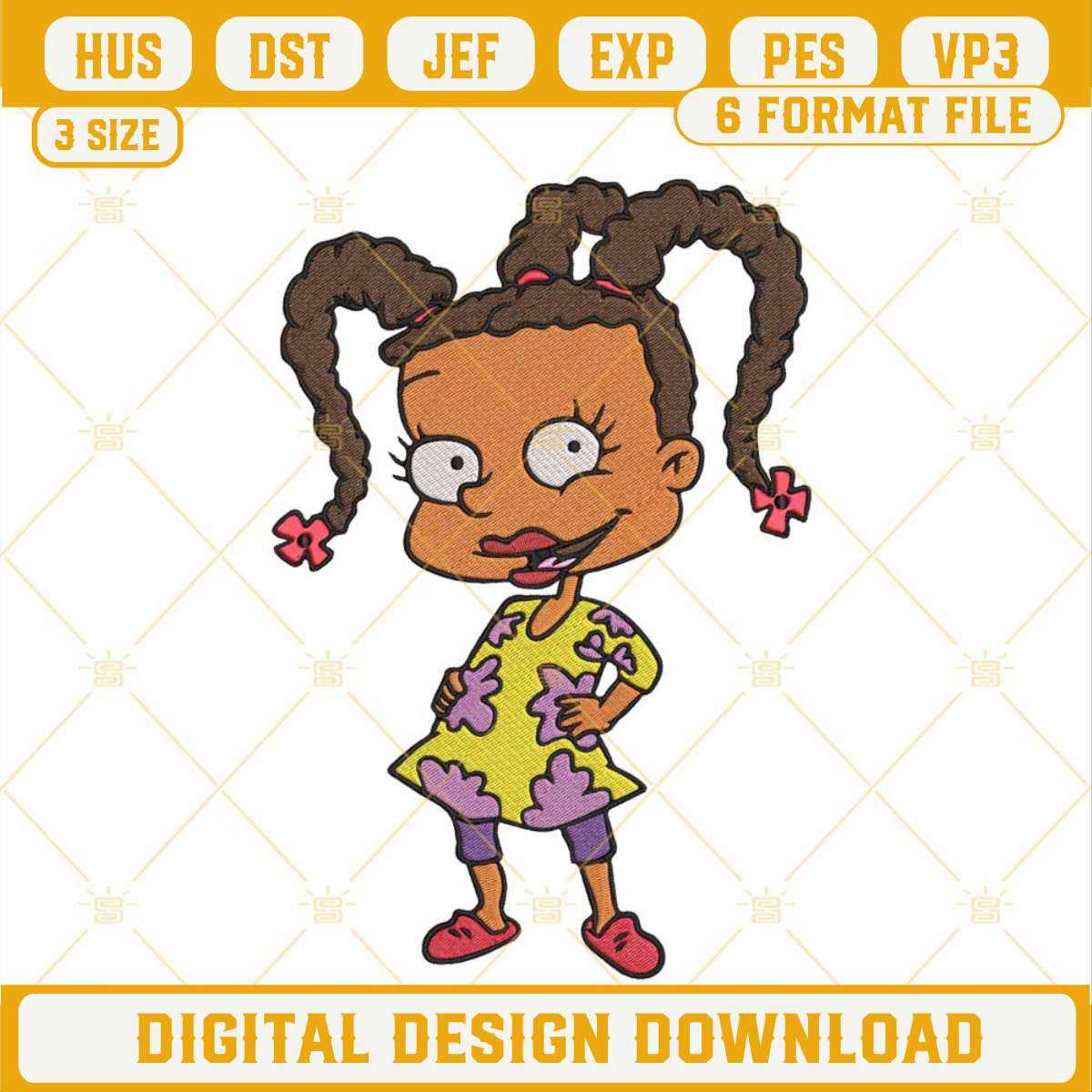 Susie Carmichael Rugrats Embroidery Design File.jpg | Inspire Uplift