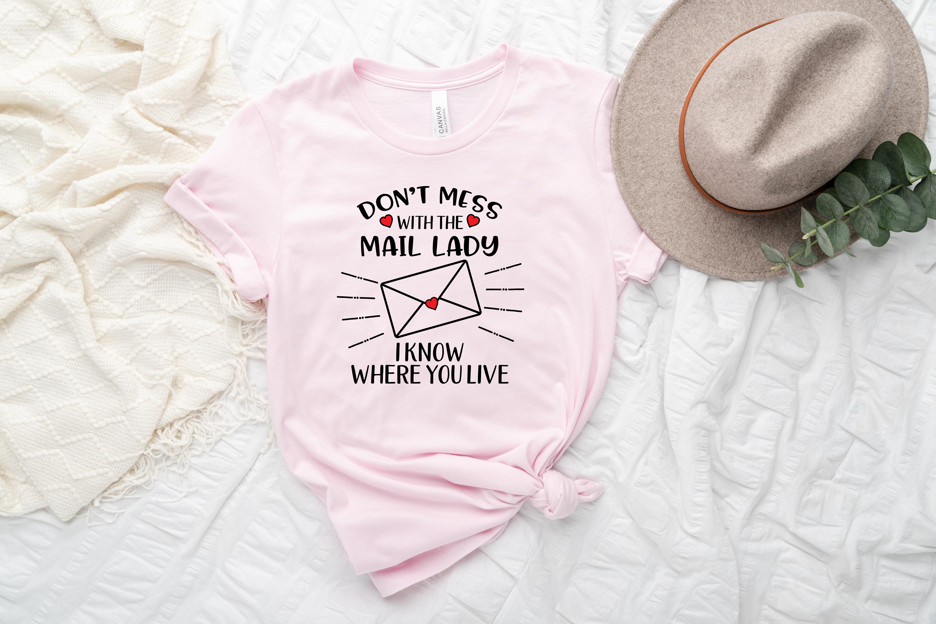 Dont Mess With The Mail Lady Shirt,Postal Worker T-Shirt, Ma | Inspire ...