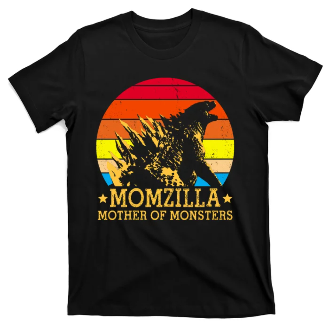 Momzilla Mother Of The Monsters Retro Vintage T-Shirt | Inspire Uplift