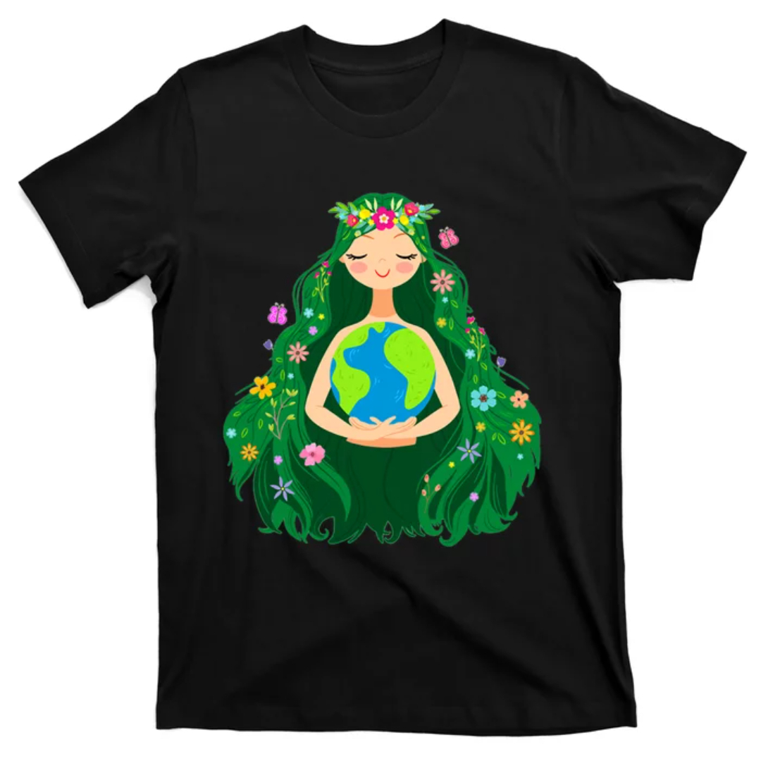 Green Mother Earth Day Gaia Save Our Planet T-Shirt | Inspire Uplift