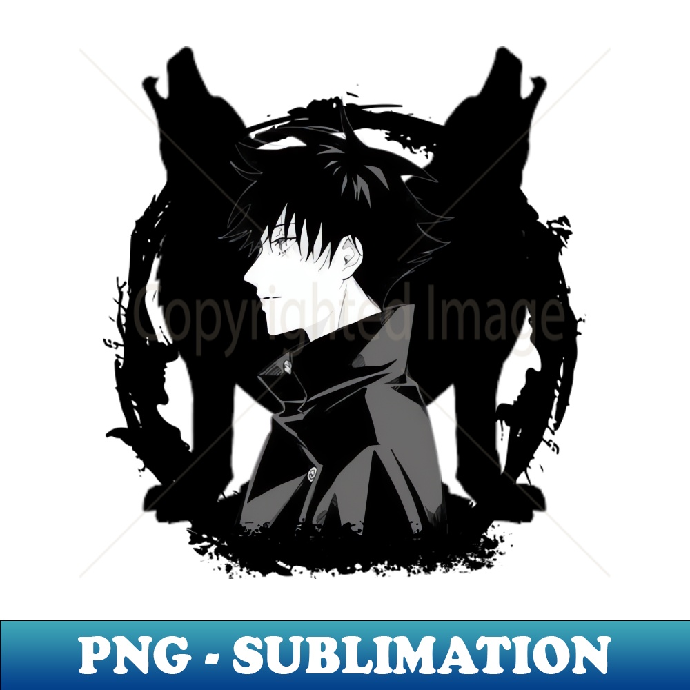 Jujutsu Kaisen - Megumi Fushiguro - Retro PNG Sublimation Di - Inspire ...