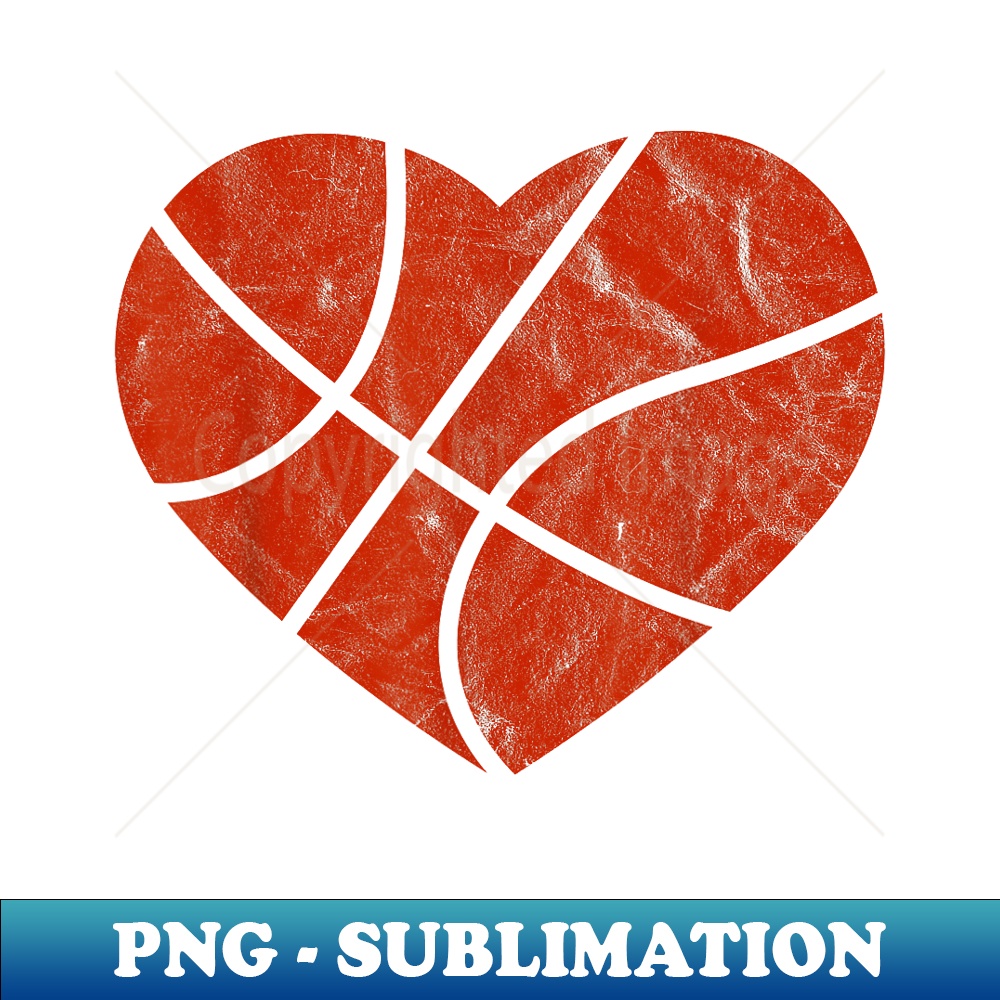 Vintage Basketball Heart Retro Player Valentine's Day - High | Inspire ...